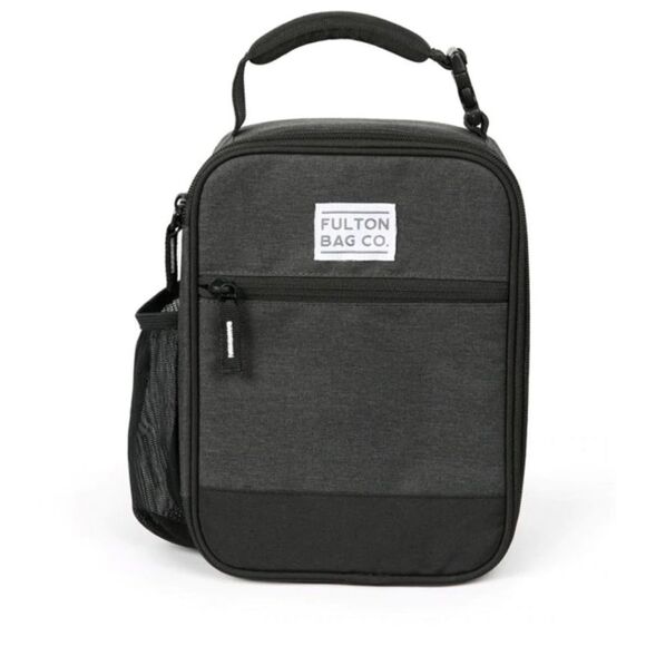 fulton | Other | Fulton Bag Co Heather Graydivided Upright Lunchbag ...